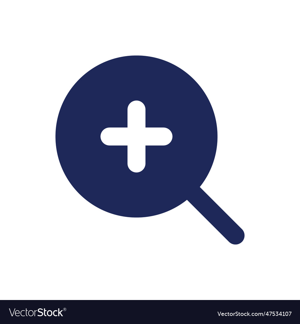 Zoom in transition black pixel perfect solid ui Vector Image