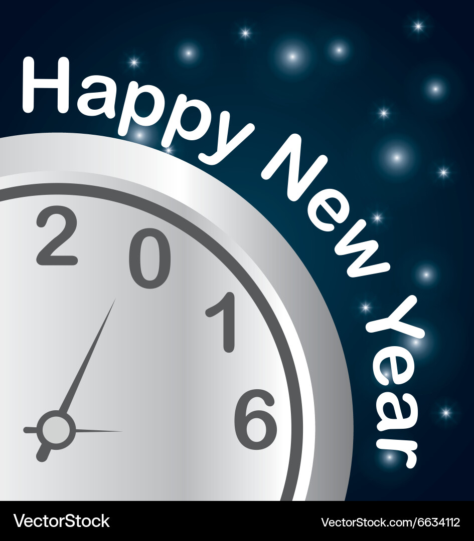 Happy new year graphic Royalty Free Vector Image