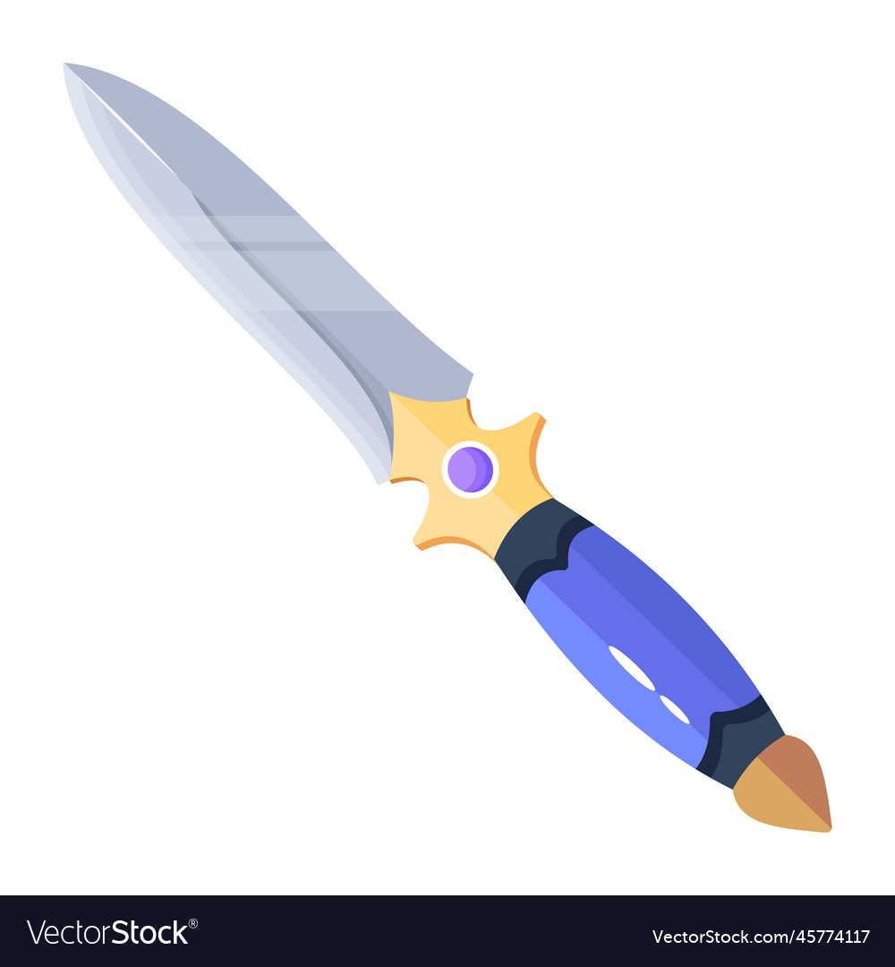 Fixed knife Royalty Free Vector Image - VectorStock