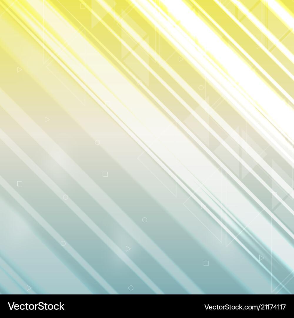 Geometric technology background with gear shape Vector Image