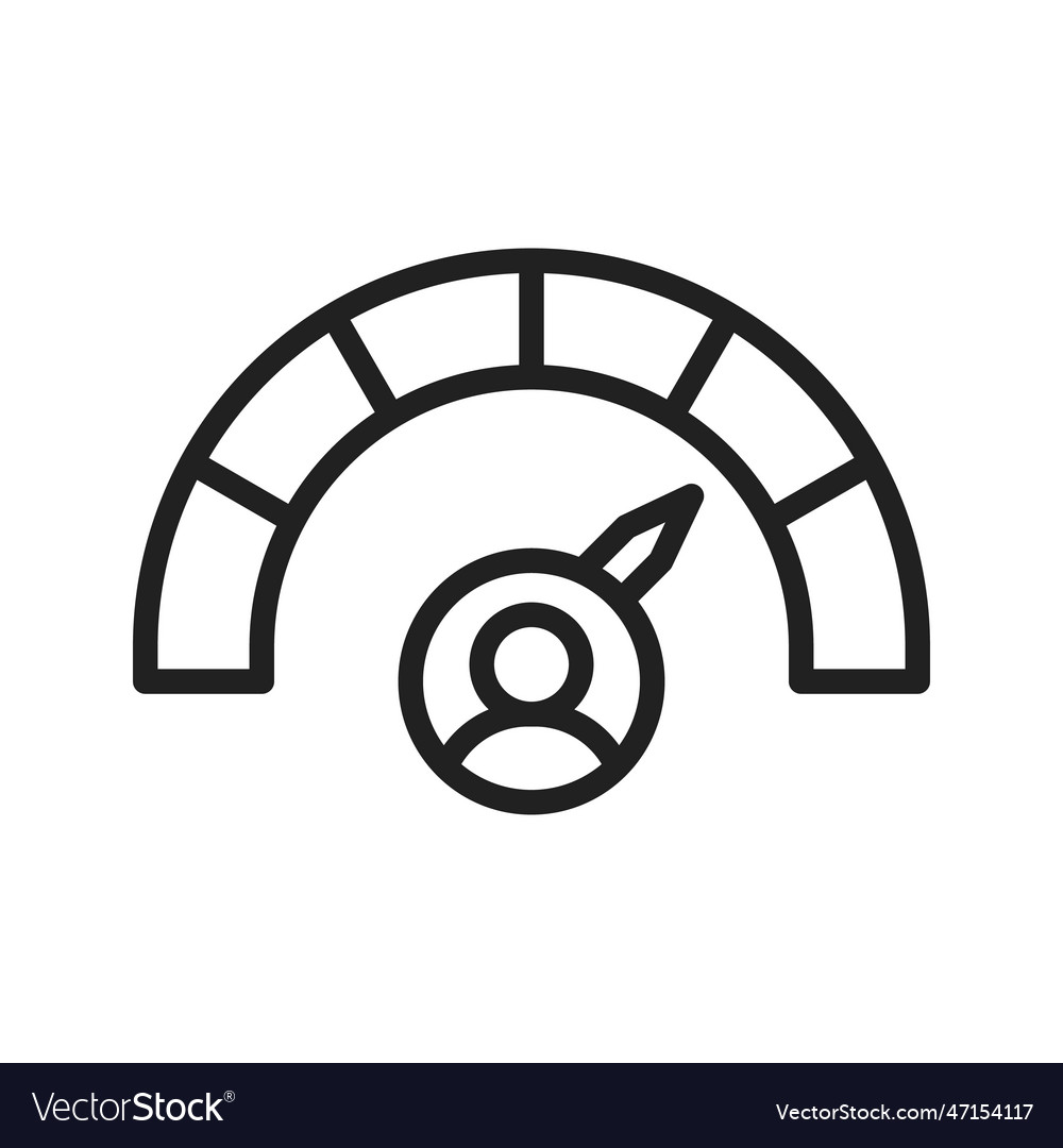 Performance icon image Royalty Free Vector Image