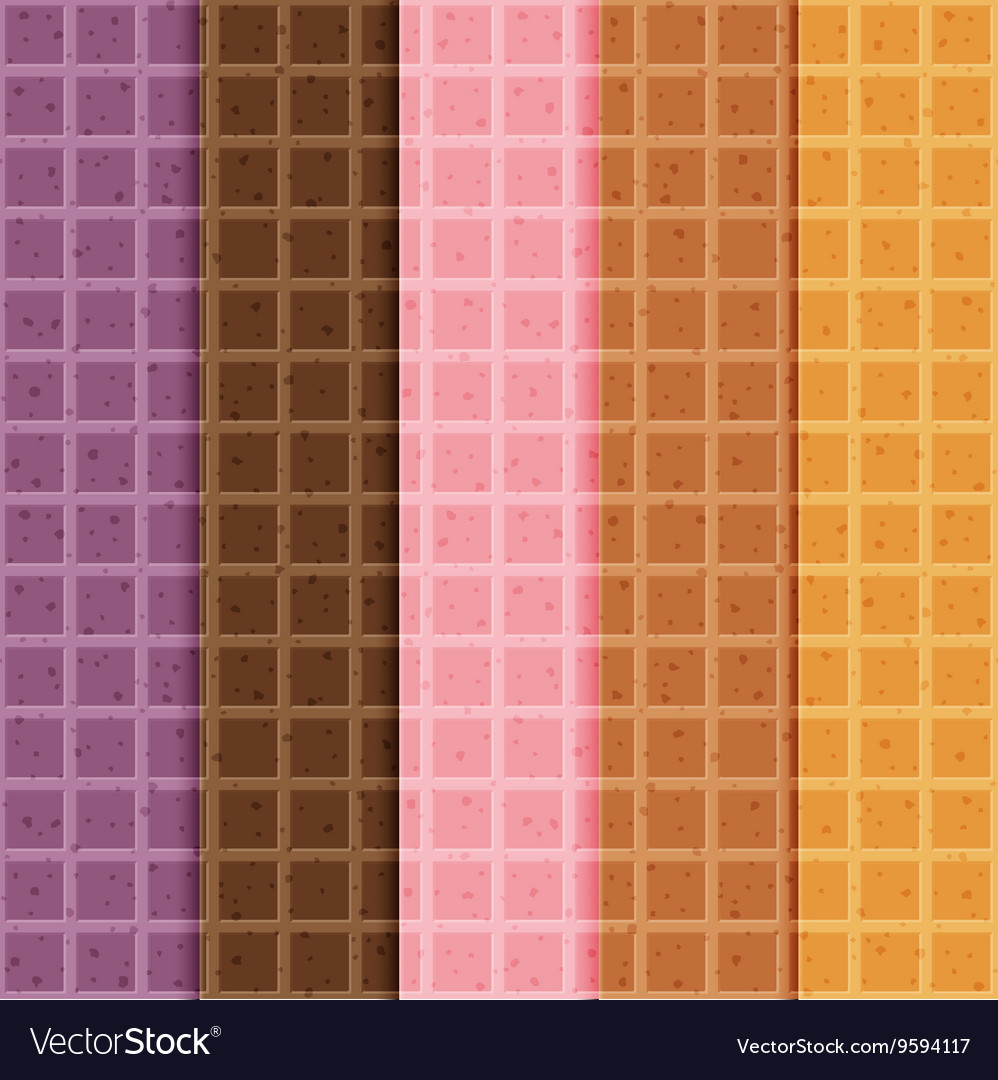Wafer pattern seamless Royalty Free Vector Image