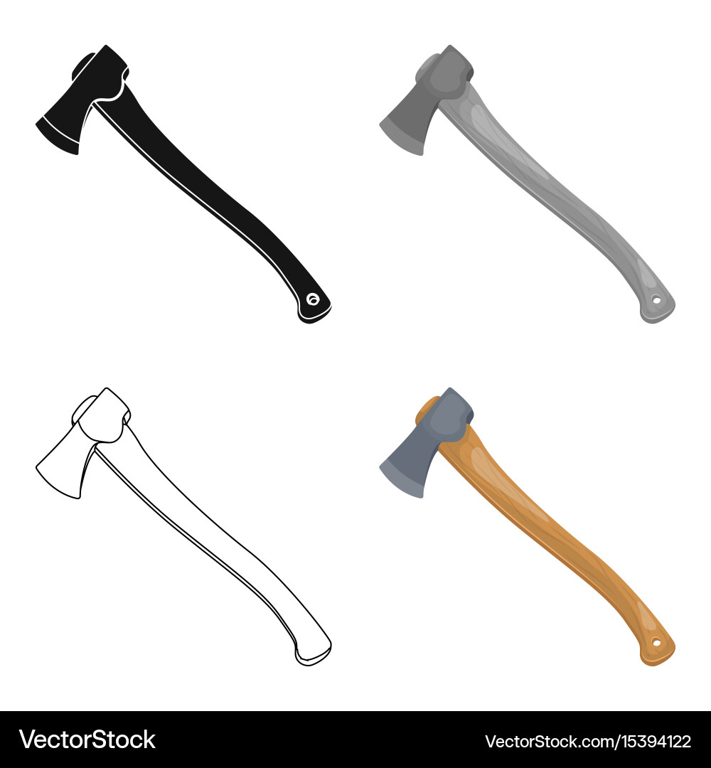 Ax is marchingtent single icon in cartoon Vector Image