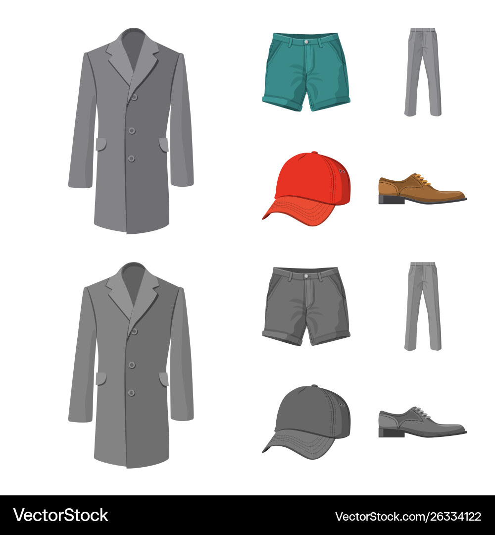 Design man and clothing symbol Royalty Free Vector Image