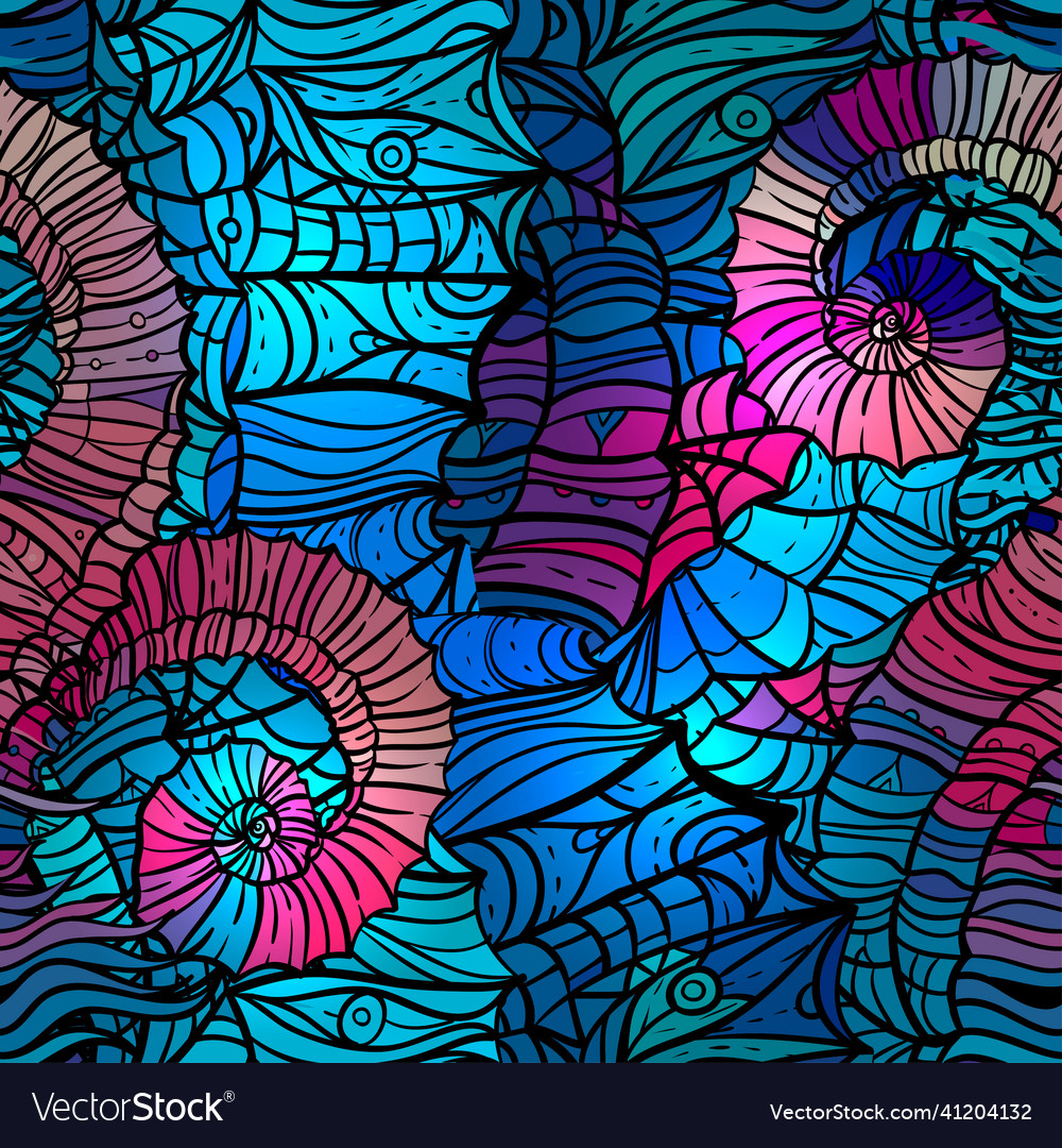 Abstract mosaic pattern Royalty Free Vector Image