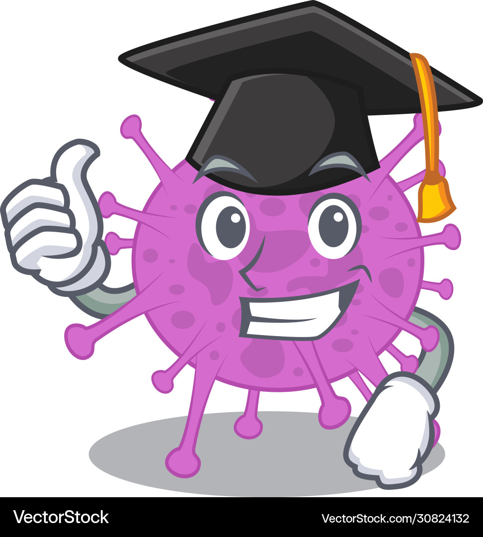Happy face avian coronavirus in black Royalty Free Vector
