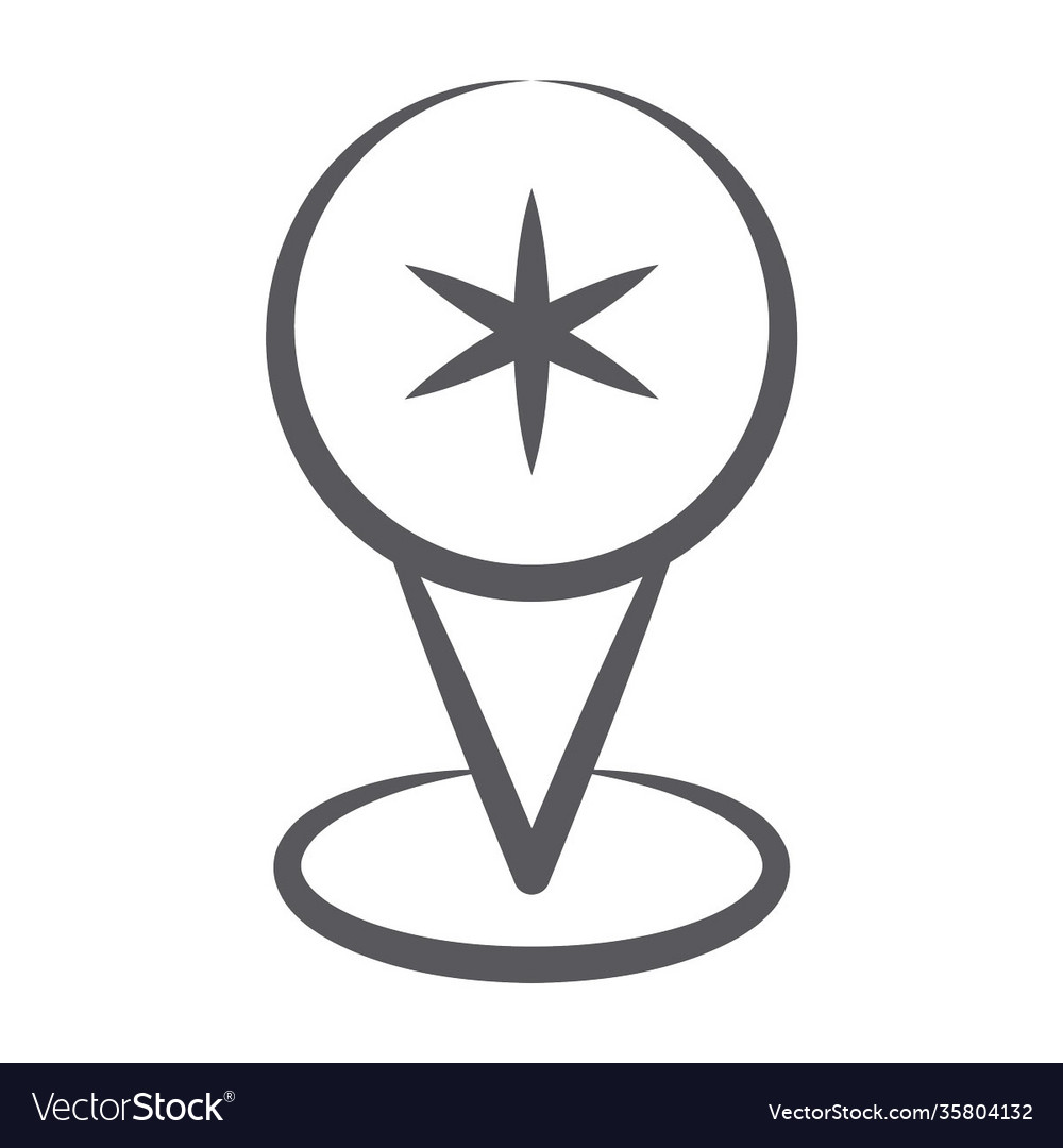 Pinned location Royalty Free Vector Image - VectorStock