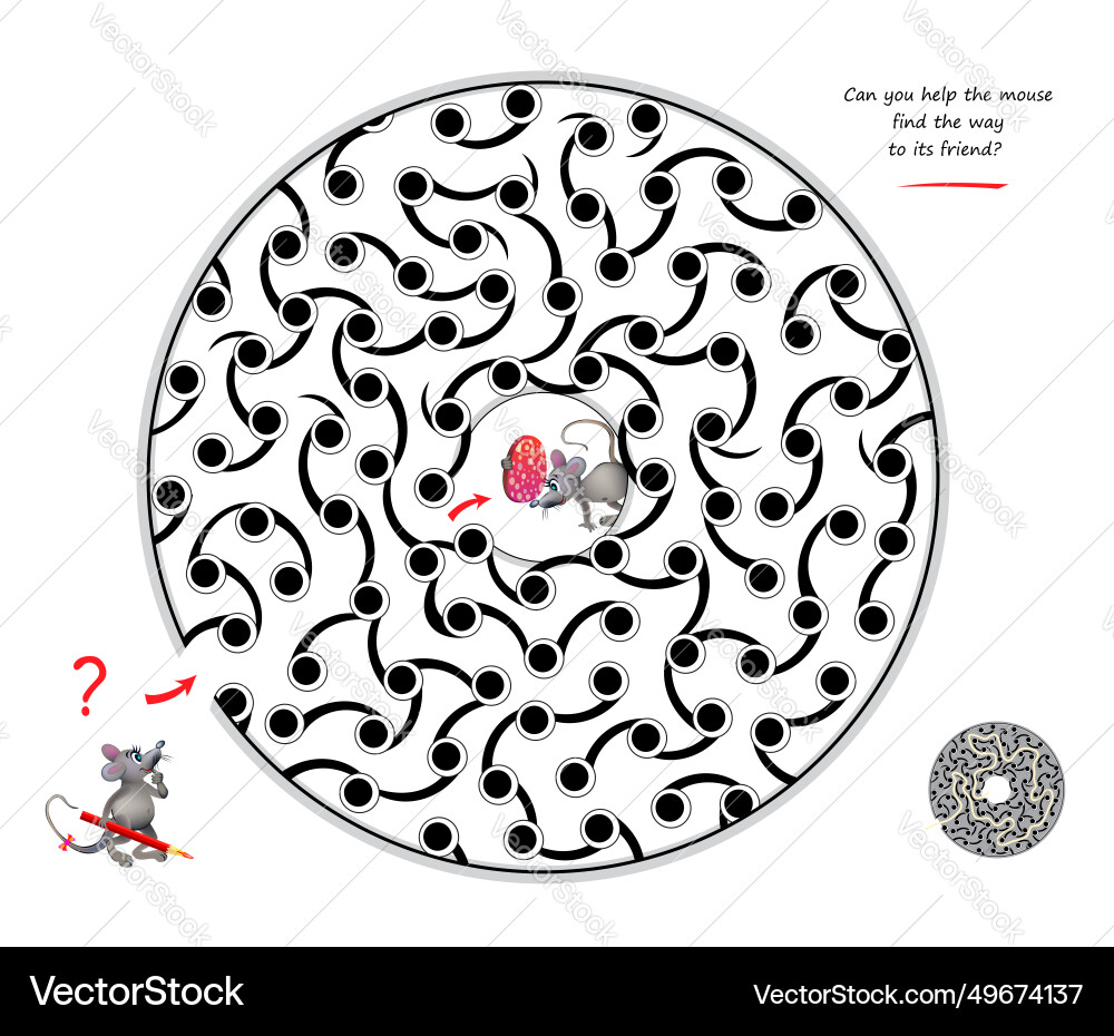 Best labyrinths can you help the mouse find Vector Image