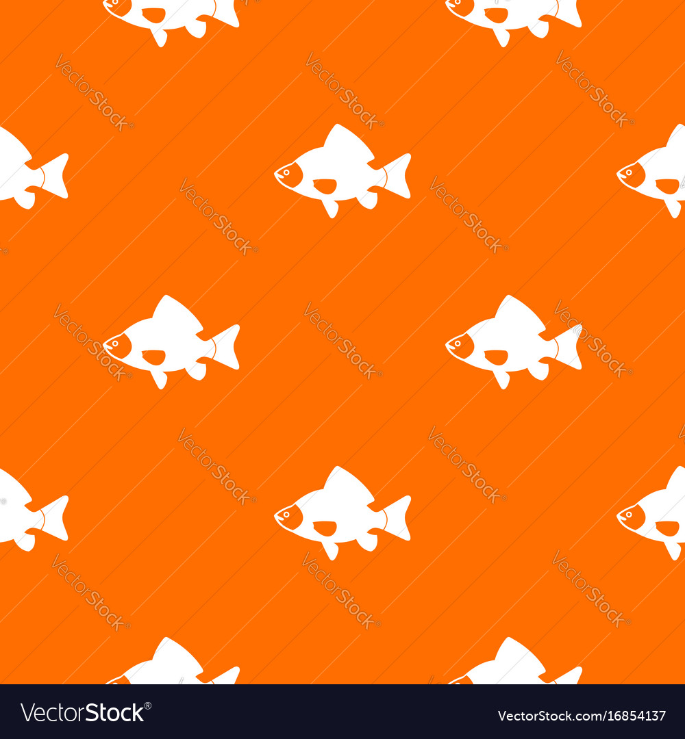 Fish pattern seamless Royalty Free Vector Image