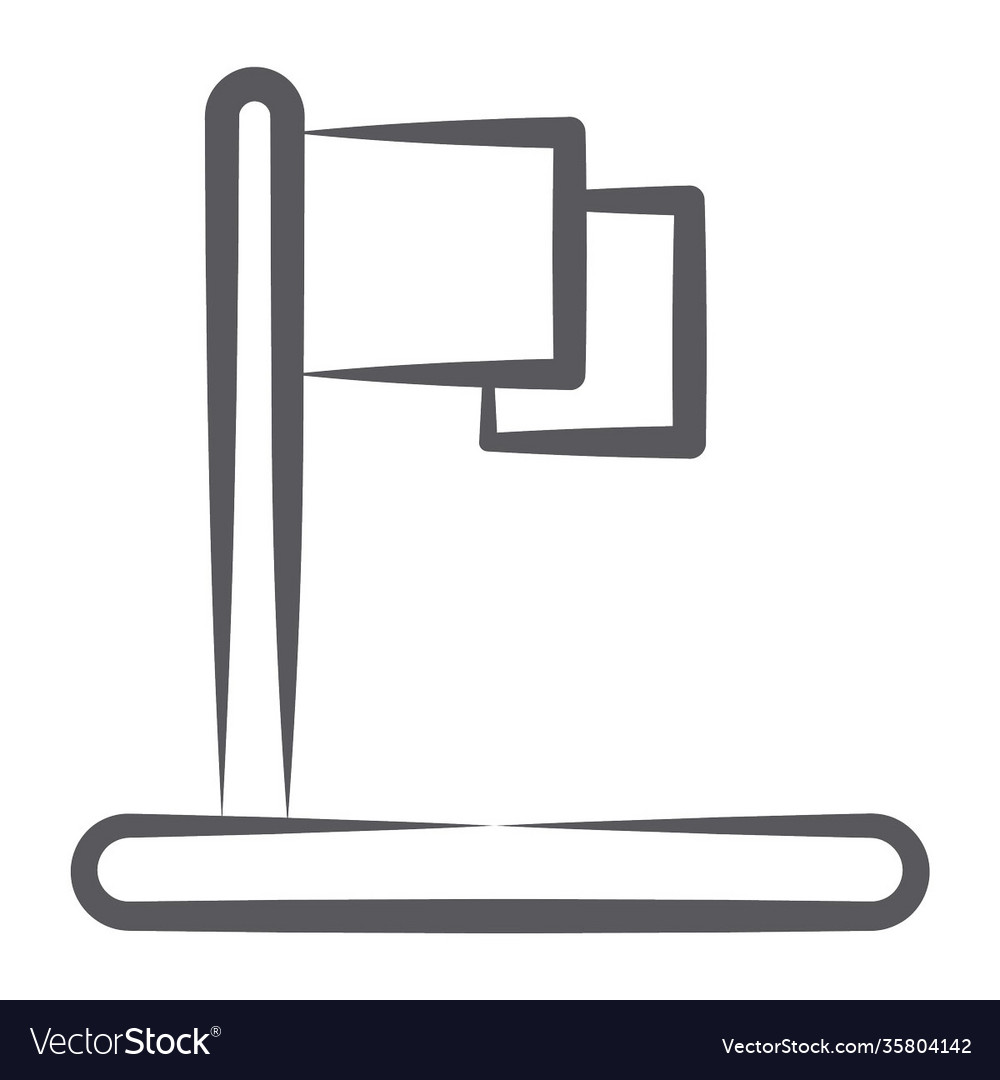 Flagpole Royalty Free Vector Image - VectorStock