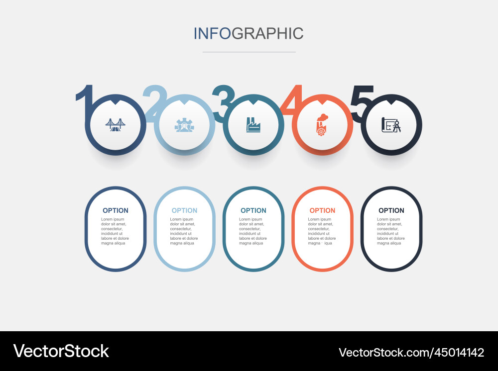 Infrastructure development plant industry Vector Image