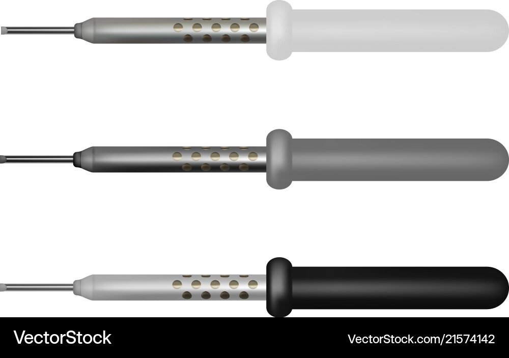 Soldering iron in the on a white background Vector Image