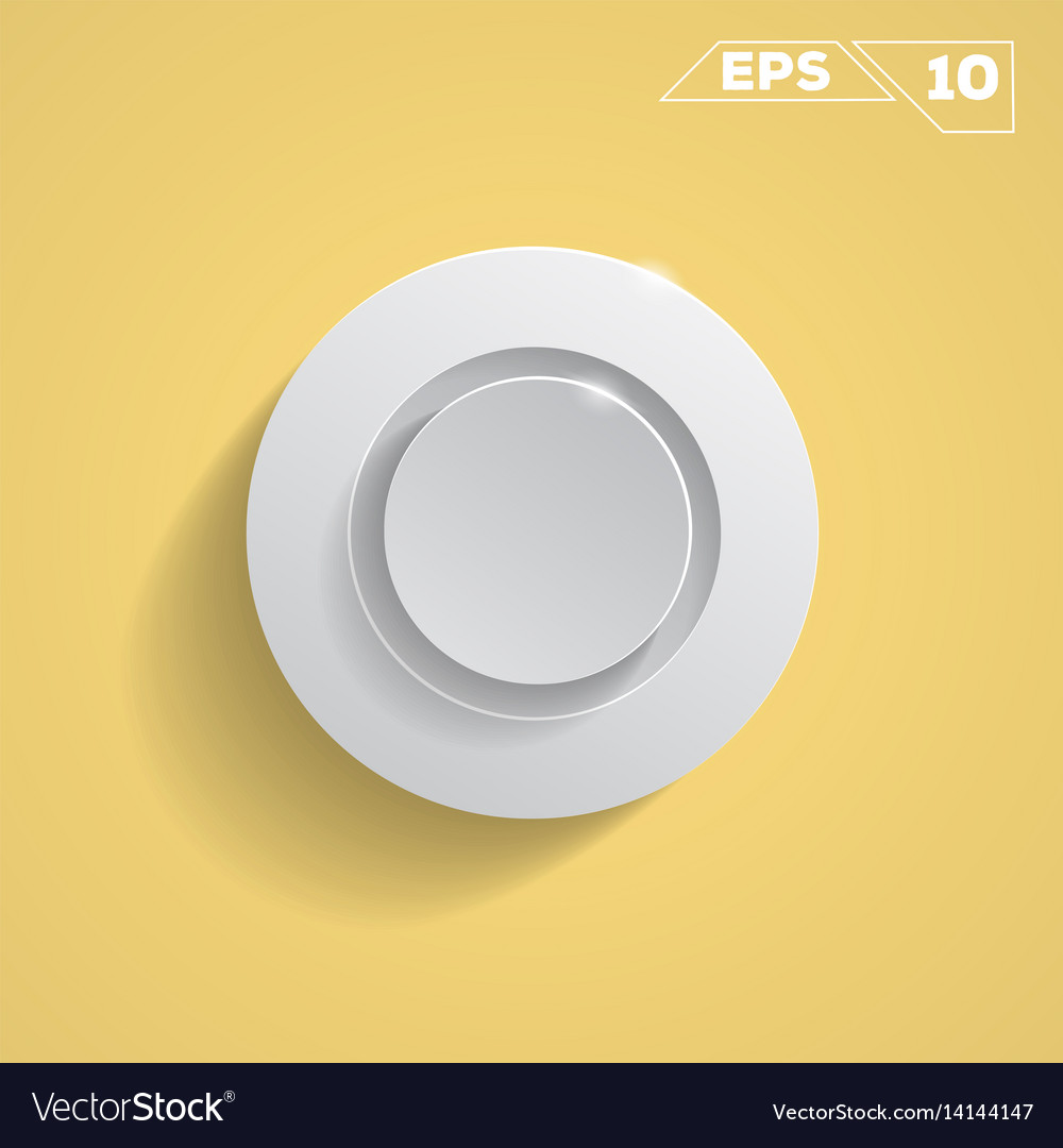 Circle button icon Royalty Free Vector Image - VectorStock