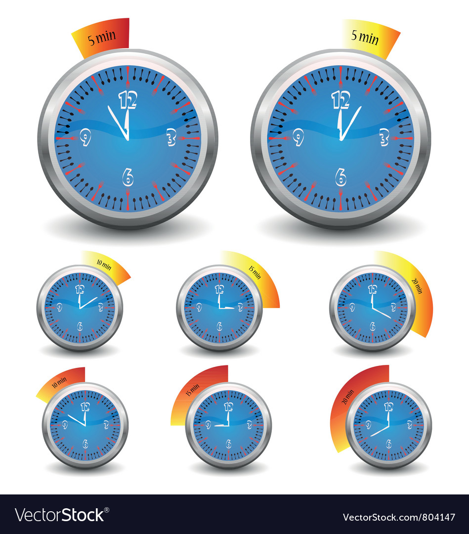 Clock - time remaining Royalty Free Vector Image
