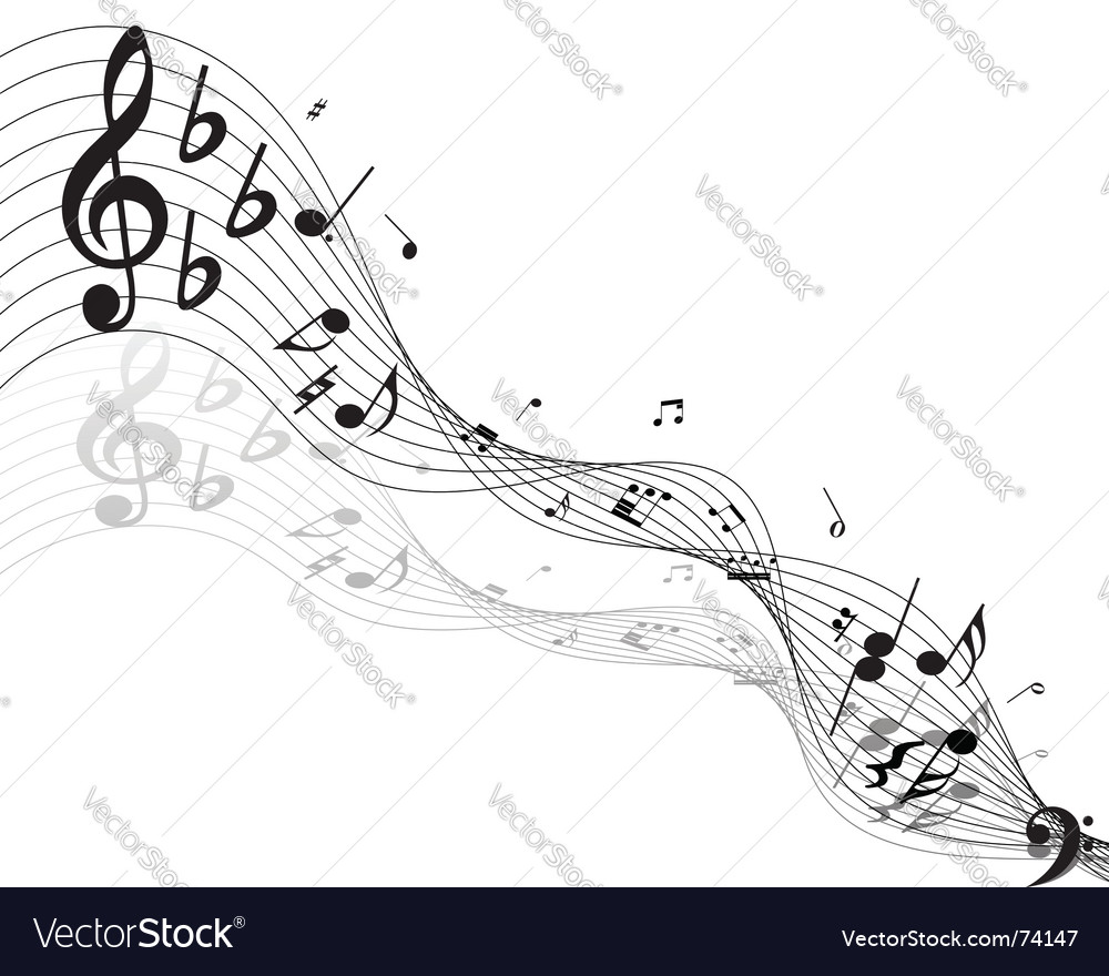 Musical notes Royalty Free Vector Image - VectorStock