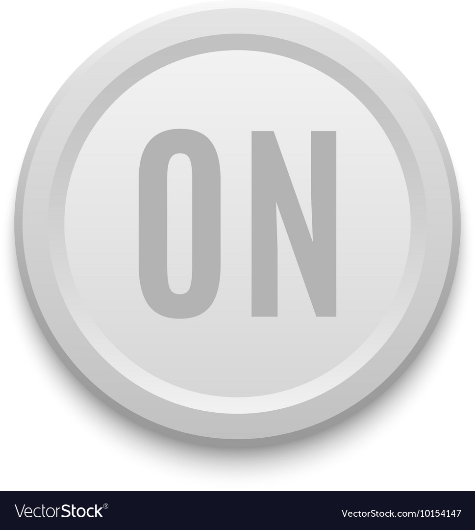 Ok button isolated Royalty Free Vector Image - VectorStock