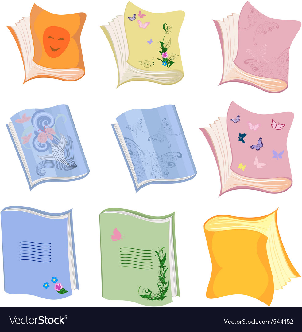 Book School Notebook Royalty Free Vector Image