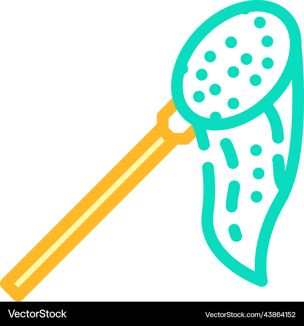 Campaign follow up color icon Royalty Free Vector Image