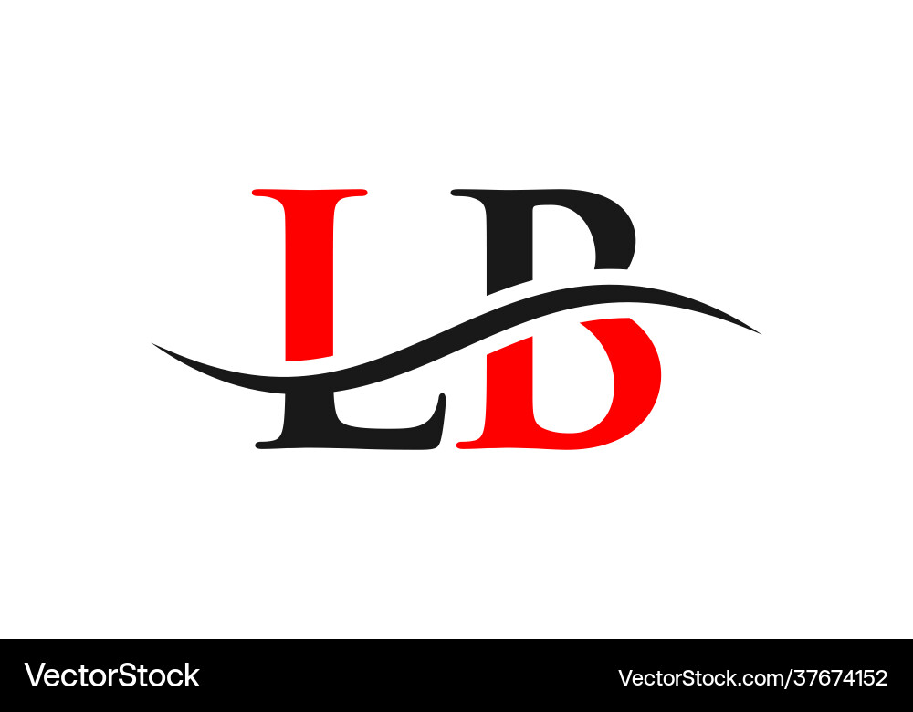 Lb letter logo initial letter business logo Vector Image