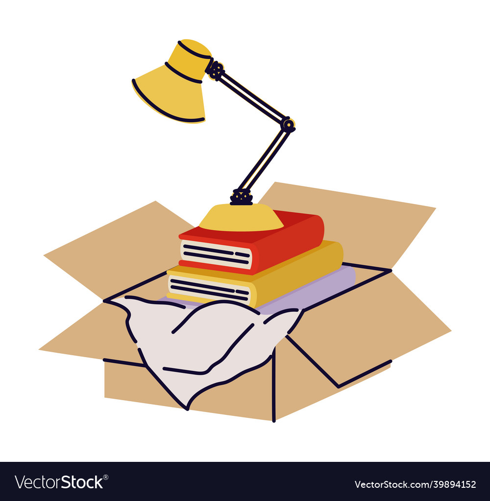 Moving box Royalty Free Vector Image - VectorStock