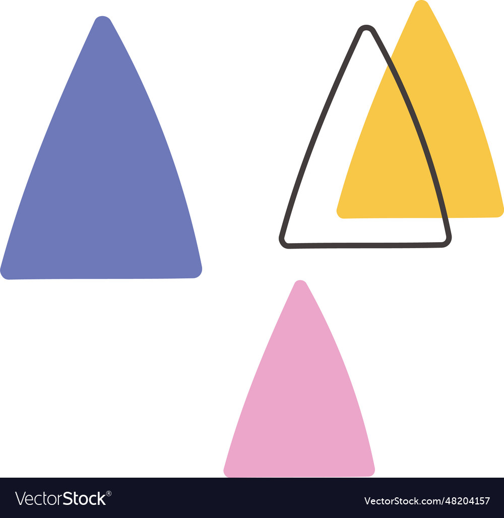 Abstract triangle shapes Royalty Free Vector Image Abstract triangle shapes Royalty Free Vector Image