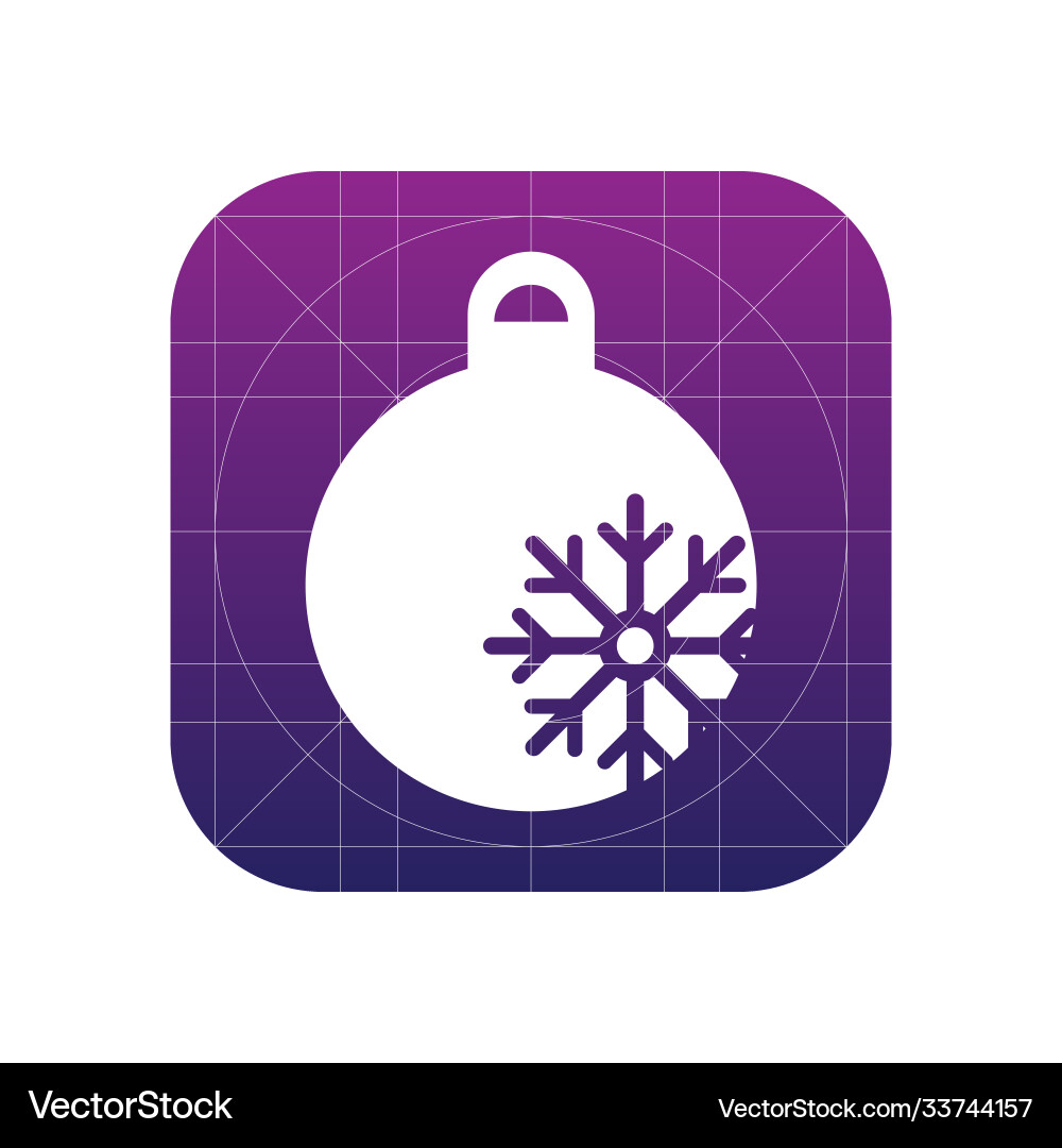 Christmas toy icon sign Royalty Free Vector Image