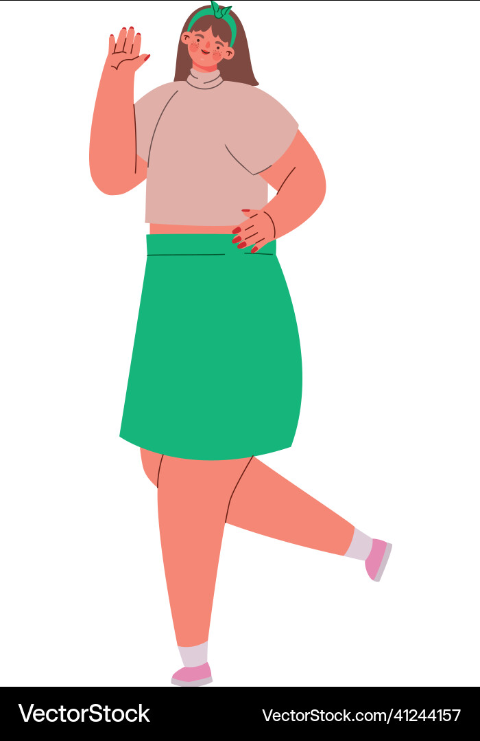 Happy woman icon Royalty Free Vector Image - VectorStock