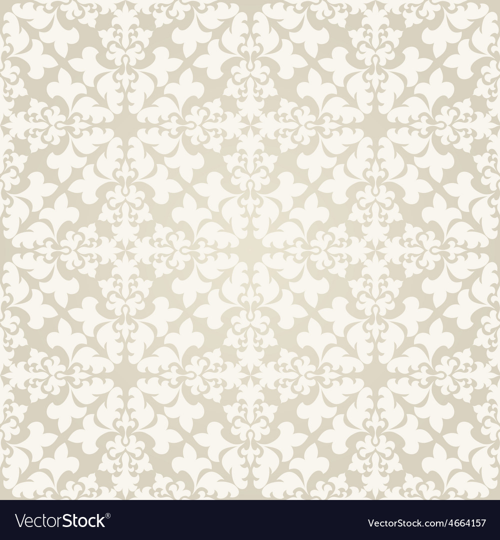Seamless damask pattern Royalty Free Vector Image