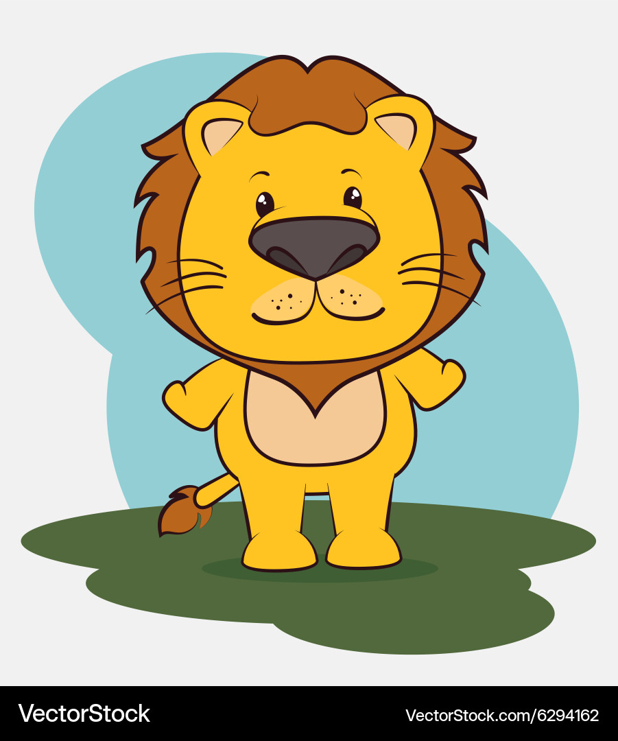 Animal cartoon graphic design Royalty Free Vector Image