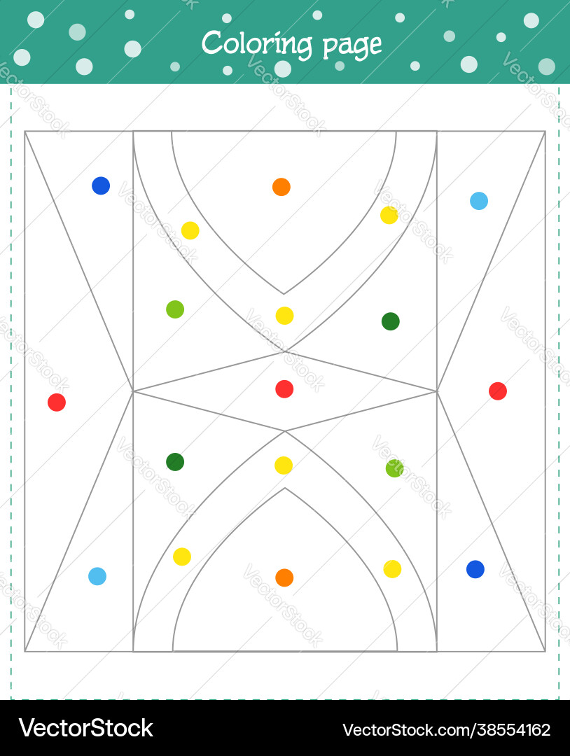 Coloring pages for kids color Royalty Free Vector Image