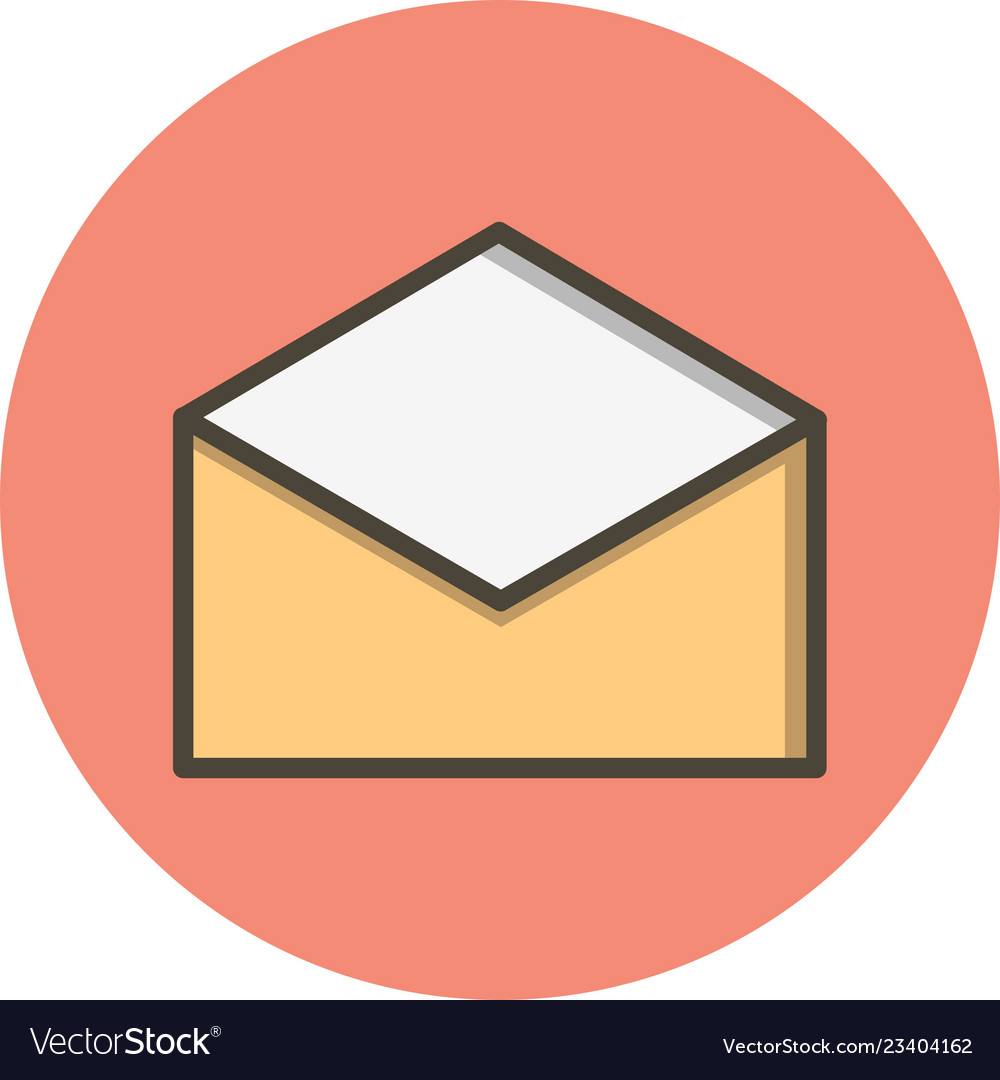 Envelope icon Royalty Free Vector Image - VectorStock