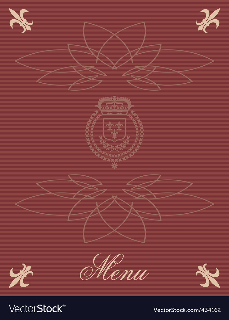 Menu01 Royalty Free Vector Image - VectorStock