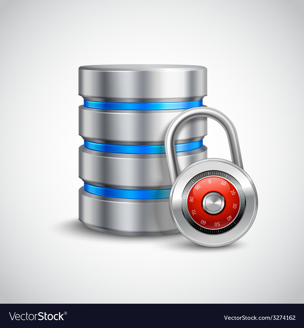 Safe storage concept Royalty Free Vector Image