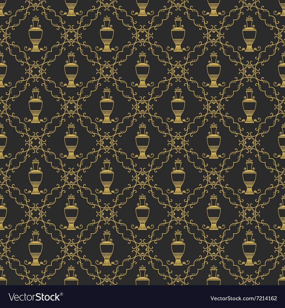 Vintage arabic pattern Royalty Free Vector Image