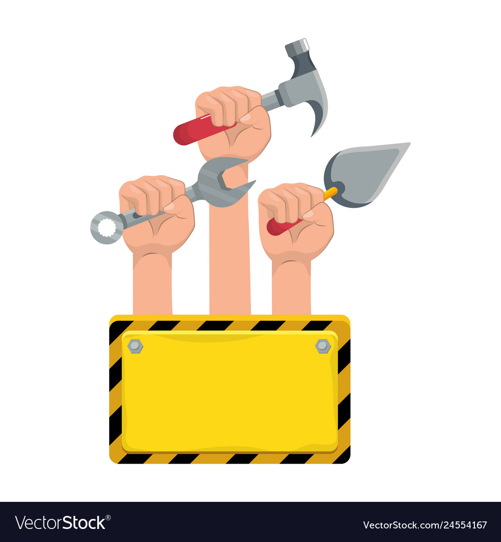 Construction architectural cartoon Royalty Free Vector Image