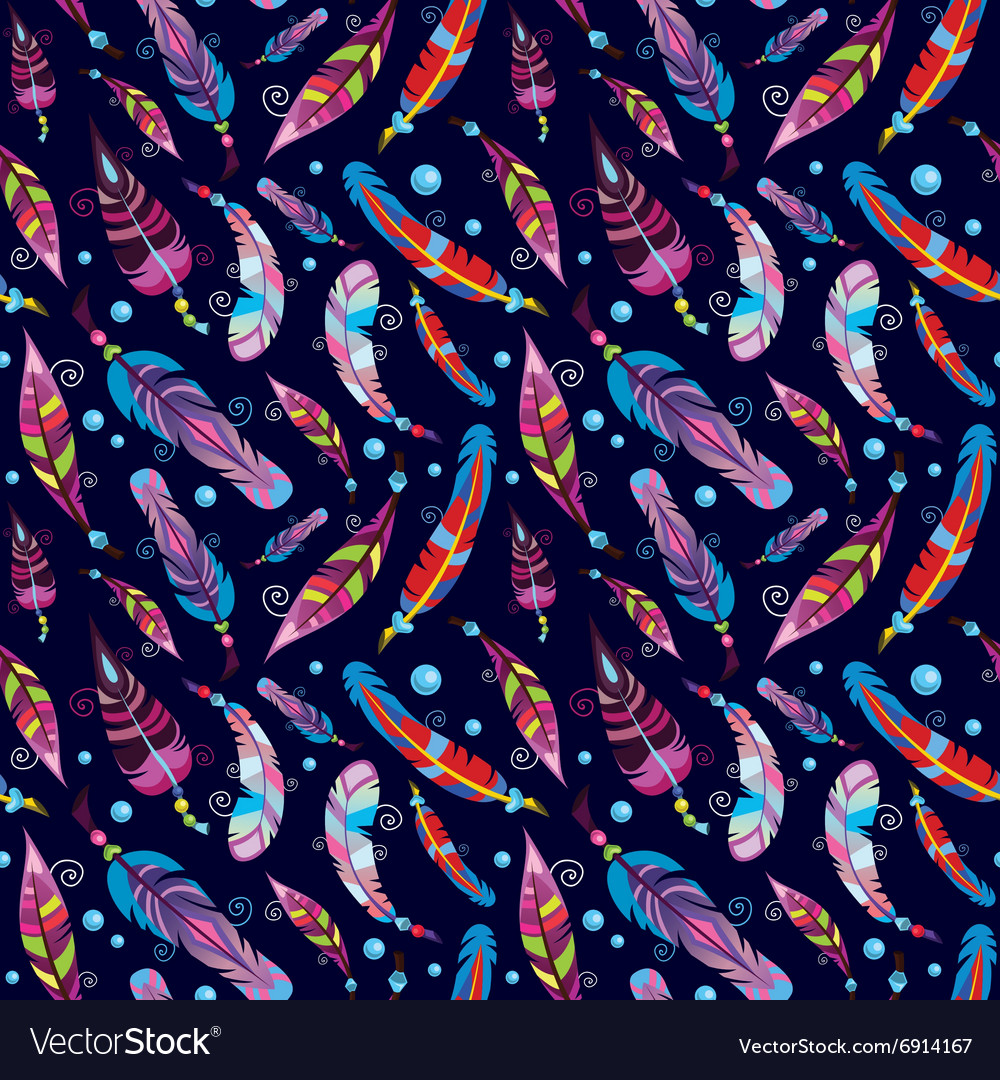 Cool seamless pattern Royalty Free Vector Image