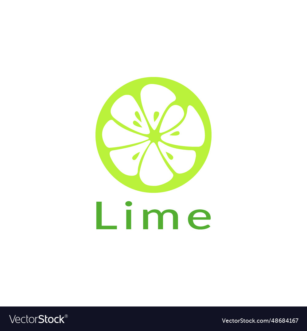 Lime logo Royalty Free Vector Image - VectorStock