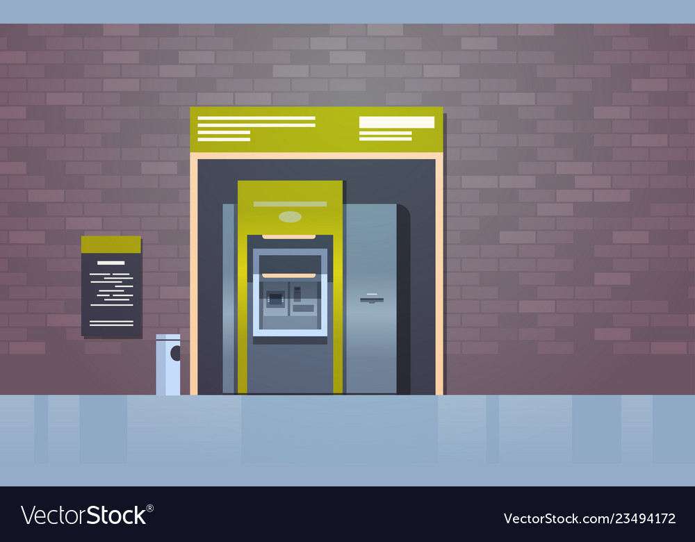 Atm cash automatic teller machine payment terminal