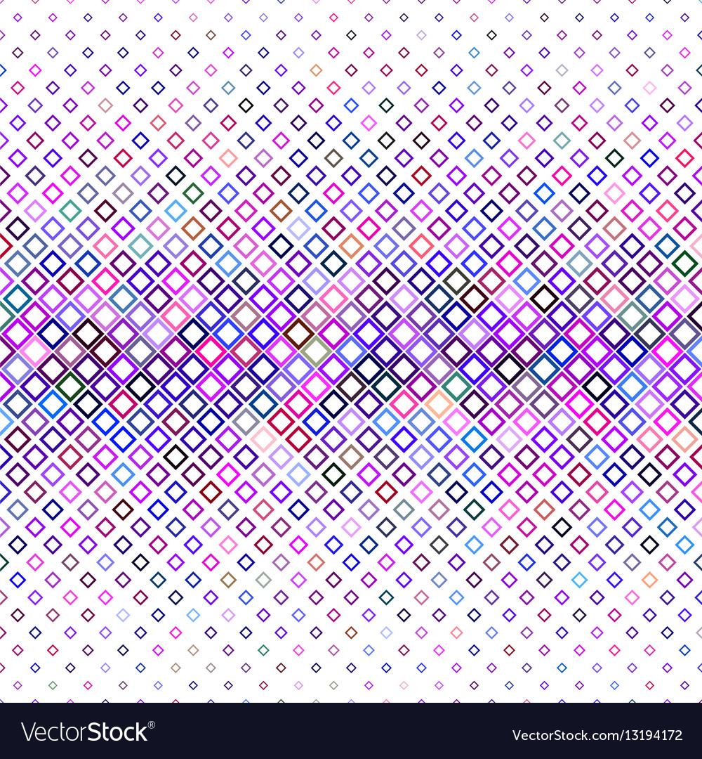 Colorful abstract square pattern background Vector Image