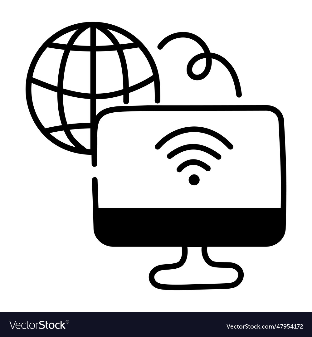 Internet browsing Royalty Free Vector Image - VectorStock