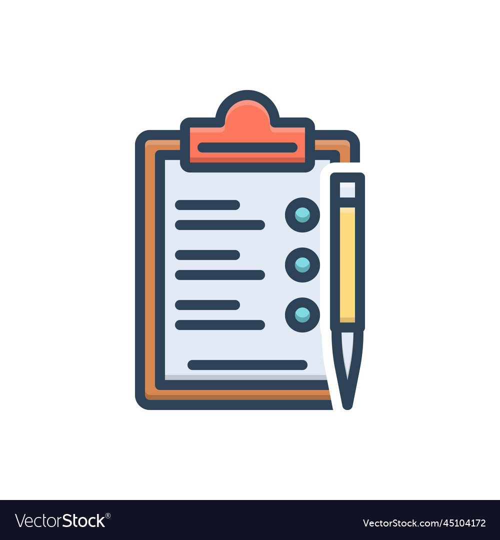 Lists Royalty Free Vector Image - VectorStock