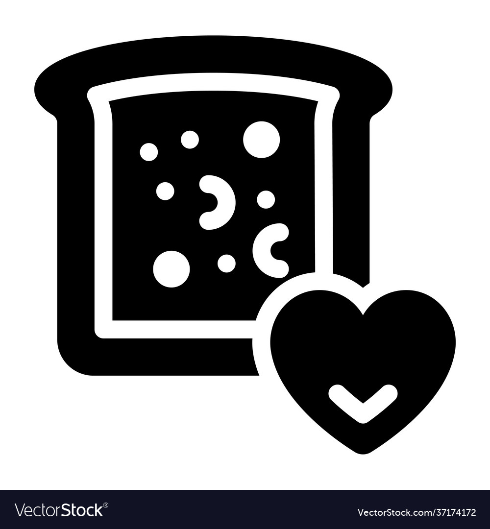 Love bread Royalty Free Vector Image - VectorStock