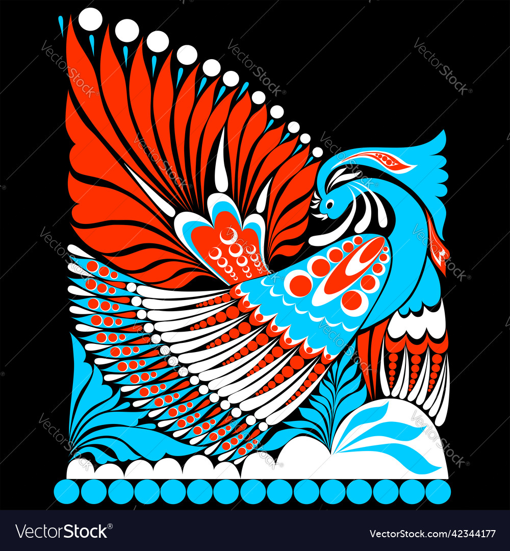 Free russian ornament folklore Royalty Free Vector Image