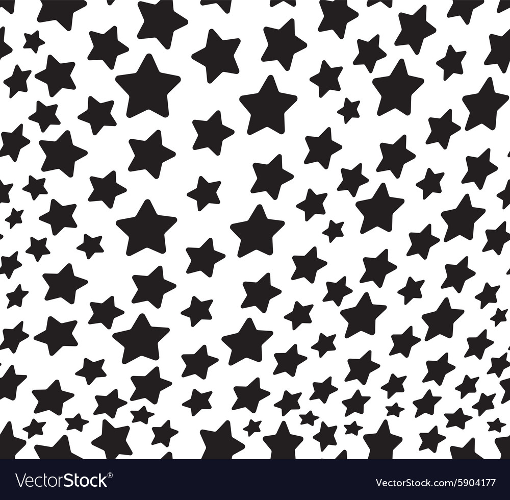 Star seamless pattern Royalty Free Vector Image