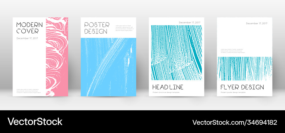 Cover page design template minimal brochure layou Vector Image