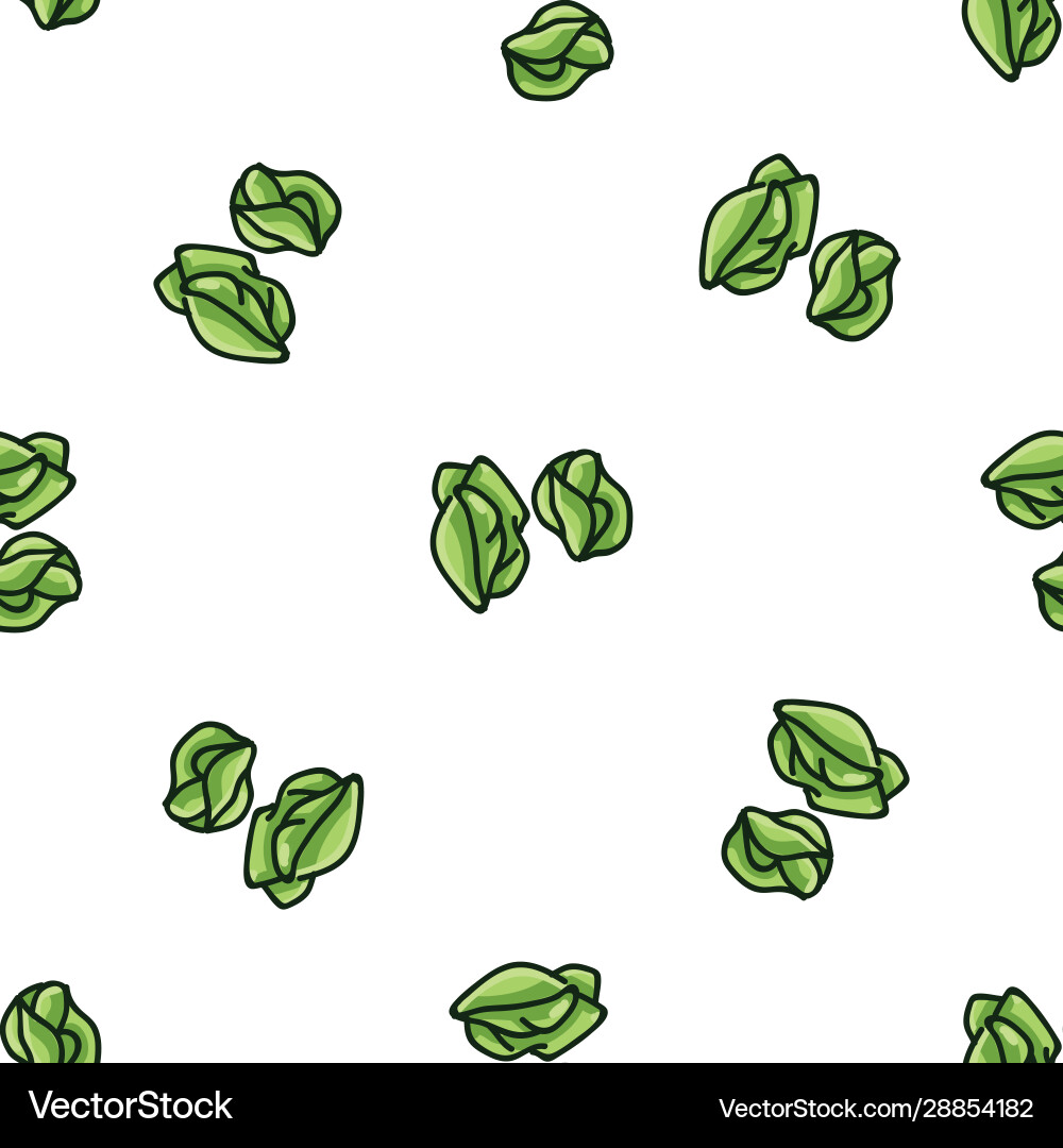 Mystic green peridot crystal seamless Royalty Free Vector