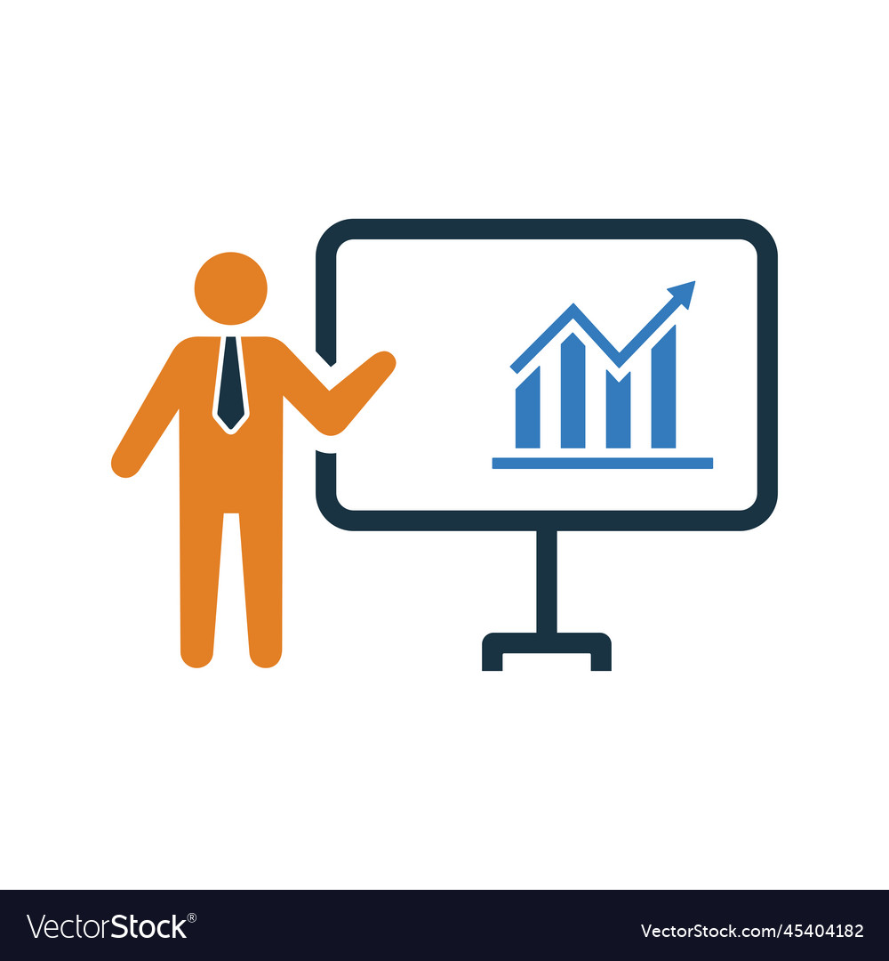 Presentation icon Royalty Free Vector Image - VectorStock