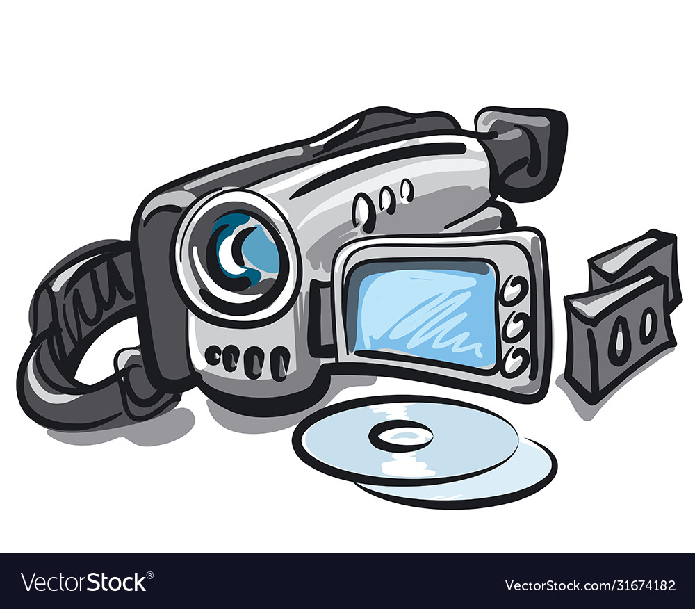 Video camera Royalty Free Vector Image - VectorStock