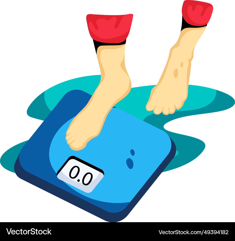 Weight scale Royalty Free Vector Image - VectorStock