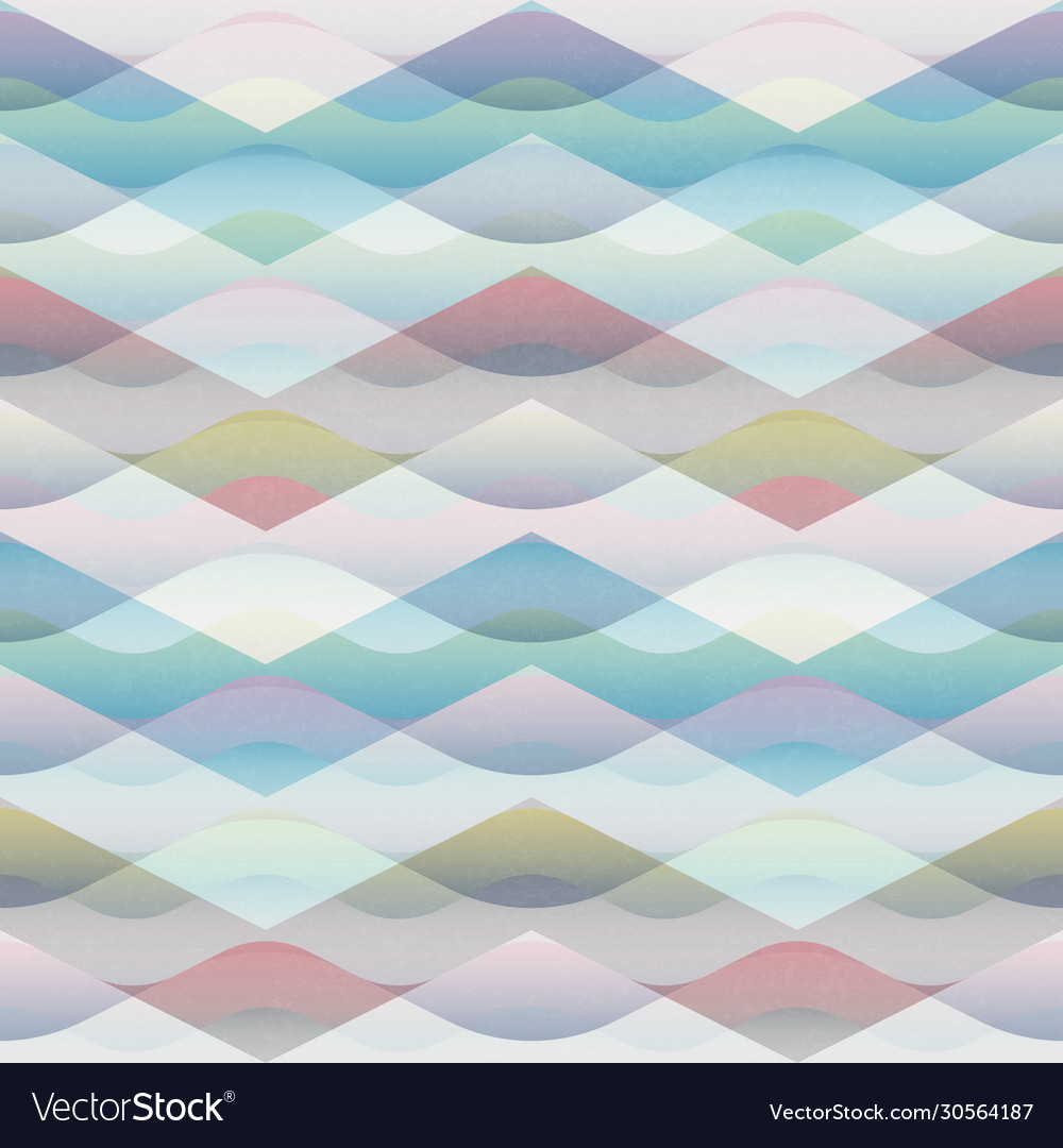 Abstract wave seamless pattern Royalty Free Vector Image